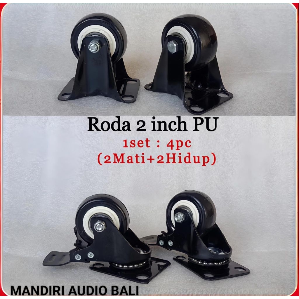 Jual RODA BOX HARDCASE 2 INCH KUALITAS FULL BEARING | Shopee Indonesia