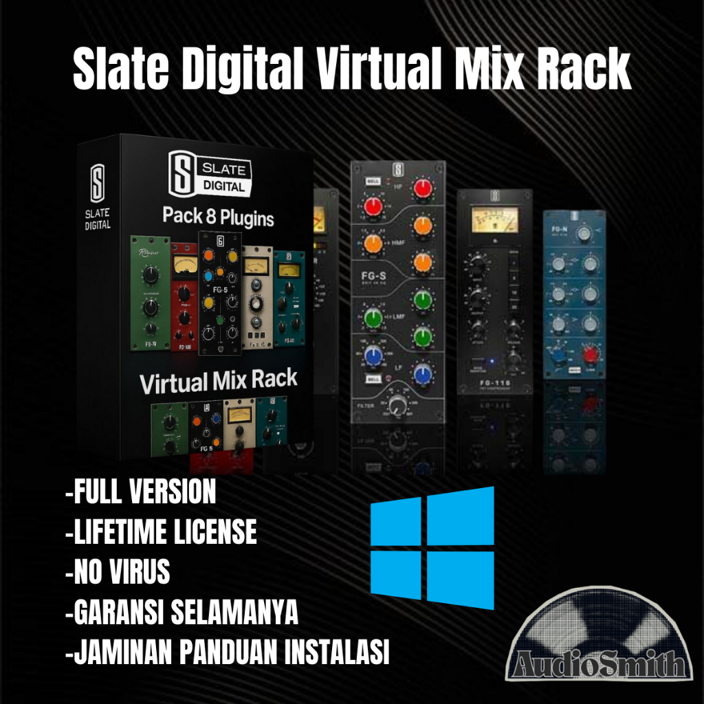 Jual Virtual Mix Rack Slate Digital – Full Version Plugin Audio Studio ...