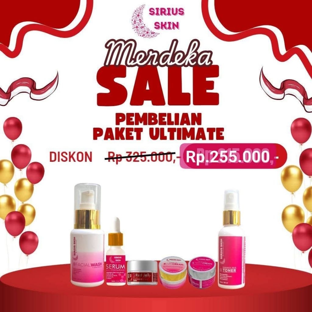 Jual PAKET ULTIMATE SIRIUS SKIN (ISI 6 ITEM) | Shopee Indonesia