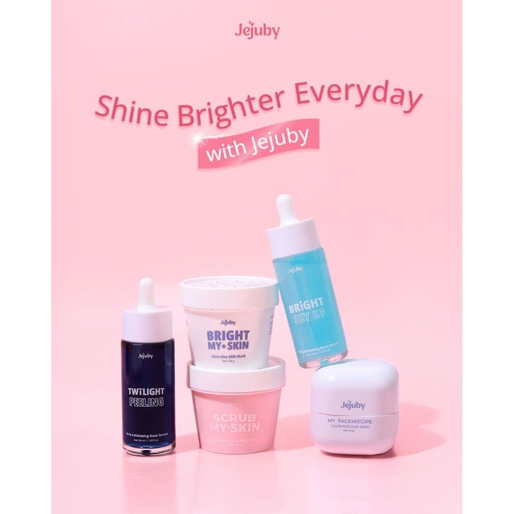 Jual [DISKON LAUNCHING] JEJUBY Bright My Skin, Gluta Rice Milk Body ...