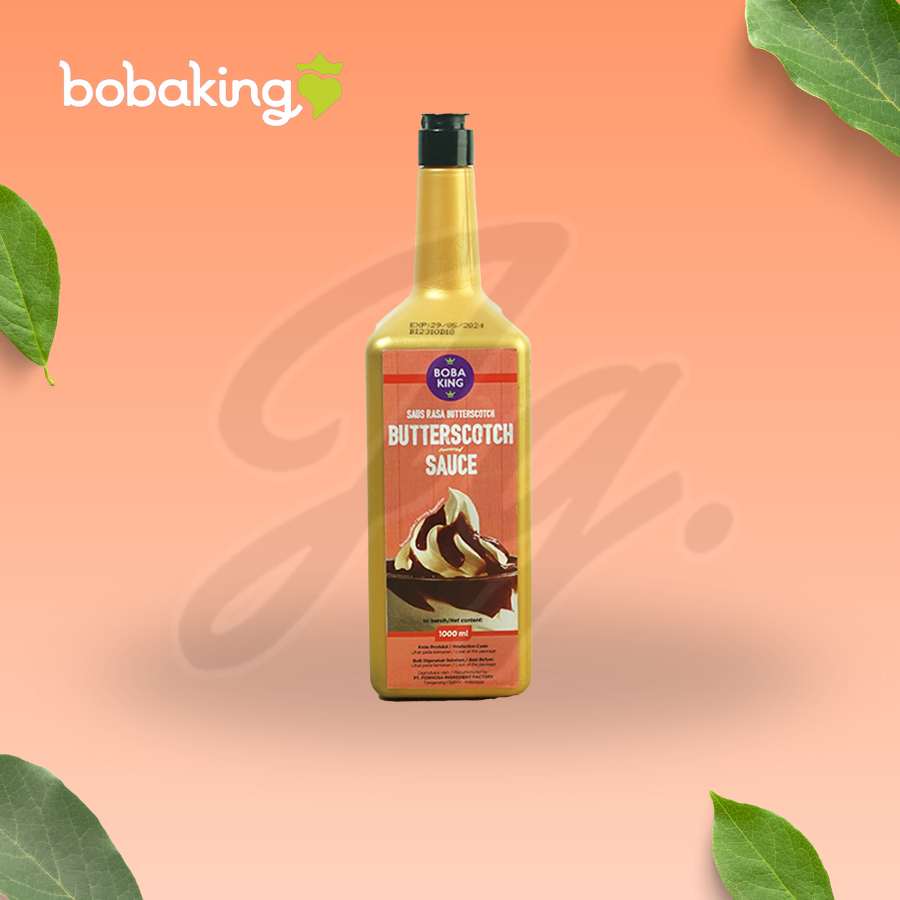 Jual BOBAKING Butterscotch Sauce 1 Liter | Shopee Indonesia