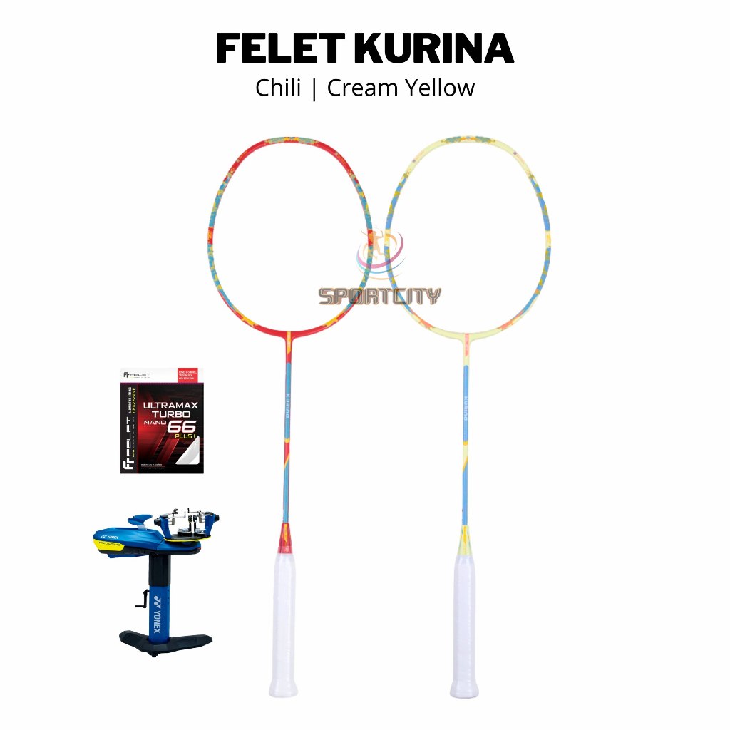 Jual Raket Badminton FELET KURINA 35lbs Original | Shopee Indonesia