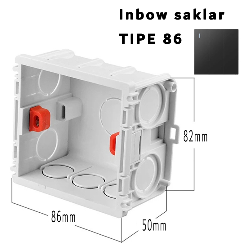 Jual Inbow Dus 86mm Putih – Kotak Tanam / Box Saklar Stop Kontak ...