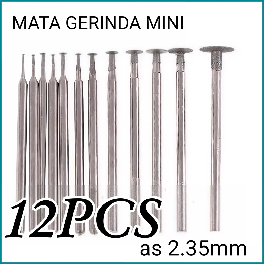 Jual MATA BOR MINI / GERINDA MINI MATA POTONG SET 12 PCS | Shopee Indonesia