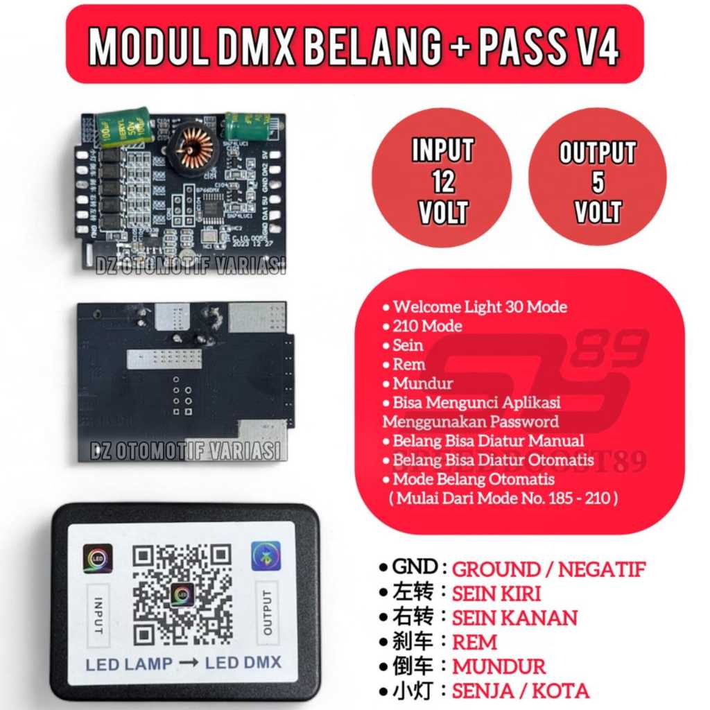 Jual MODUL KONTROLER LAMPU ALIS MATRIX RGB BLUETOOTH / MODUL MATRIX ...