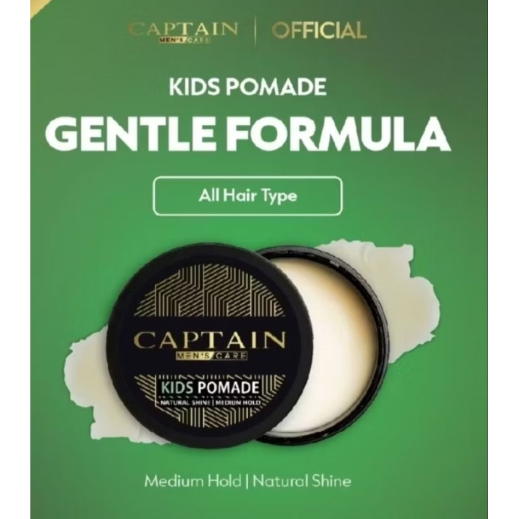 Jual Pomade Anak Kids Captain 80 gram Gentle Formula | Shopee Indonesia