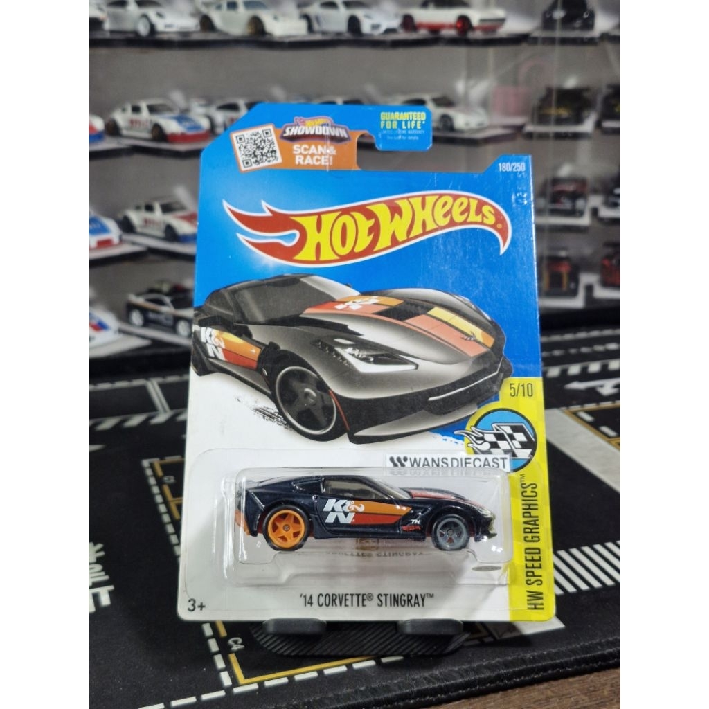 Jual HPT WHEELS SUPER TREASURE HUNT 14 CORVETTE STINGRAY Black K&N ...