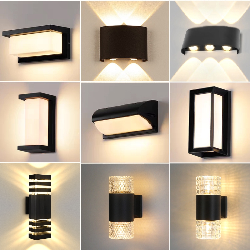Jual Led Lampu Dinding Outdoor Lampu Wall Moulding Indoor Garden ...