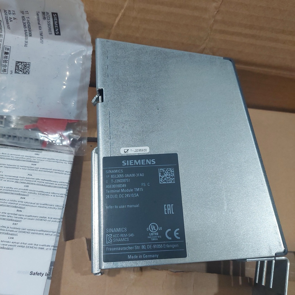 Jual SIEMENS 6SL3055-0AA00-3FA0 CONTROL UNIT EQUIPMENT SINAMICS ...