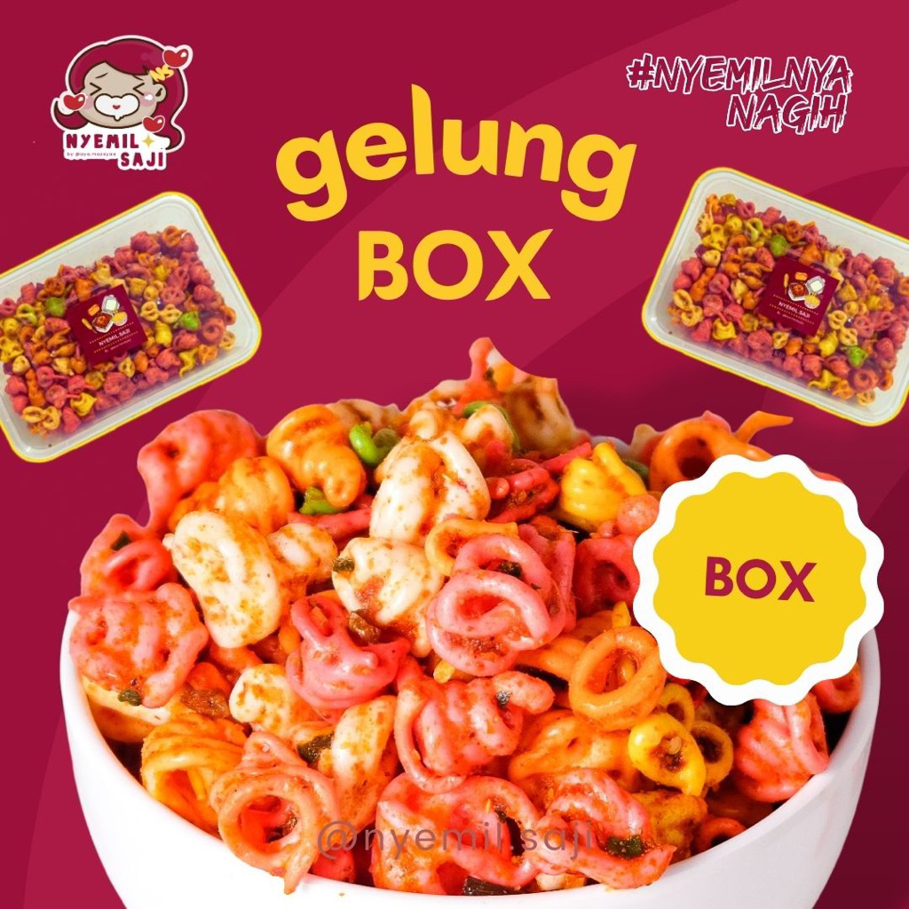 Jual BOX GELUNG NYEMIL SAJI | Shopee Indonesia