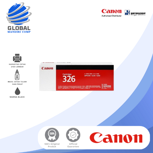 Jual Toner Canon Cartridge 326 Black Original LBP 6200-6230 | Shopee ...