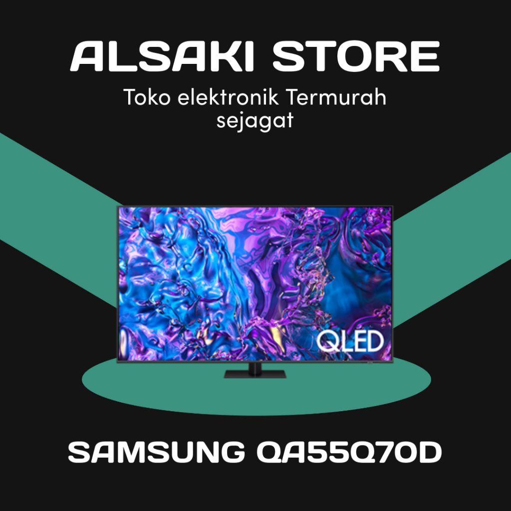 Jual SAMSUNG 55Q70D/QA55Q70D QLED 120hz 4K SMART TV 55 inch 2024 series ...