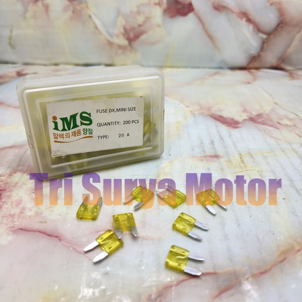 Jual Fuses DX Fuse Skring Sekring Mini Tusuk 20A Harga 10pcs | Shopee ...