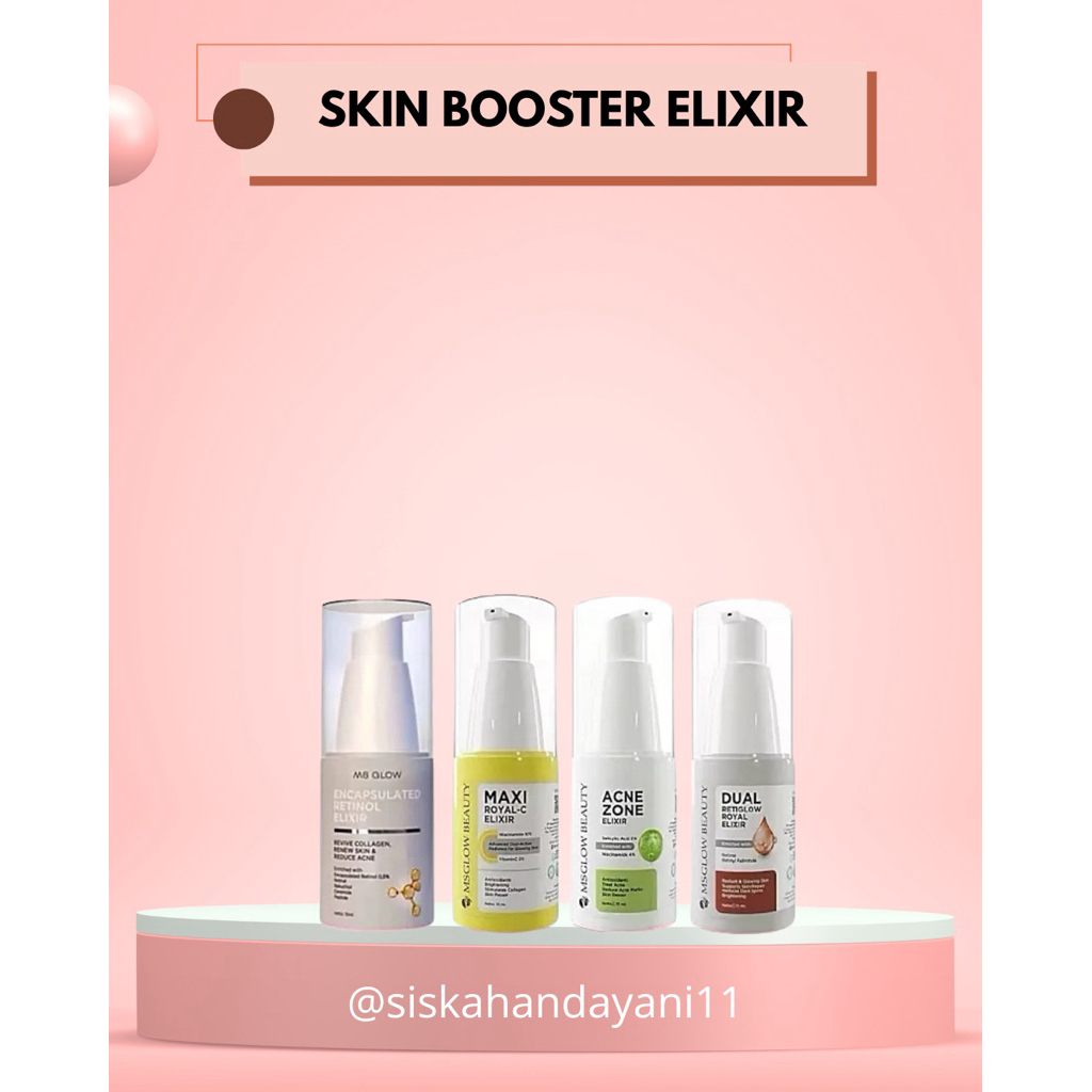 Jual MS GLOW SKIN BOOSTER ELIXIR DUAL RETIGLOW ROYAL | MAXI ROYAL-C ...