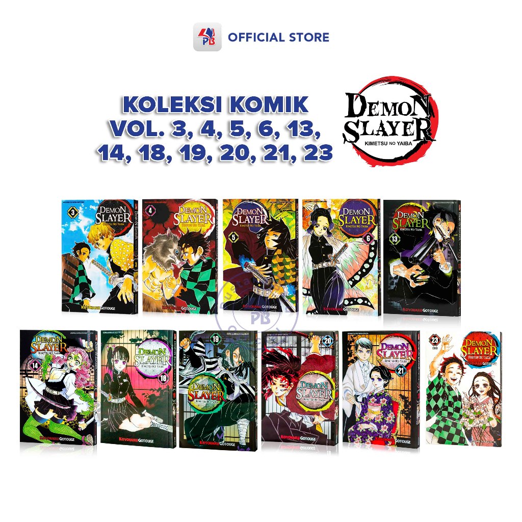 Jual Komik Anime Serial Demon Slayer Kimetsu No Yaiba Original Karya ...