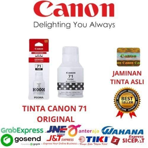Jual Canon Tinta Original GI-71 Black 135ml untuk Printer G1020 G2020 ...