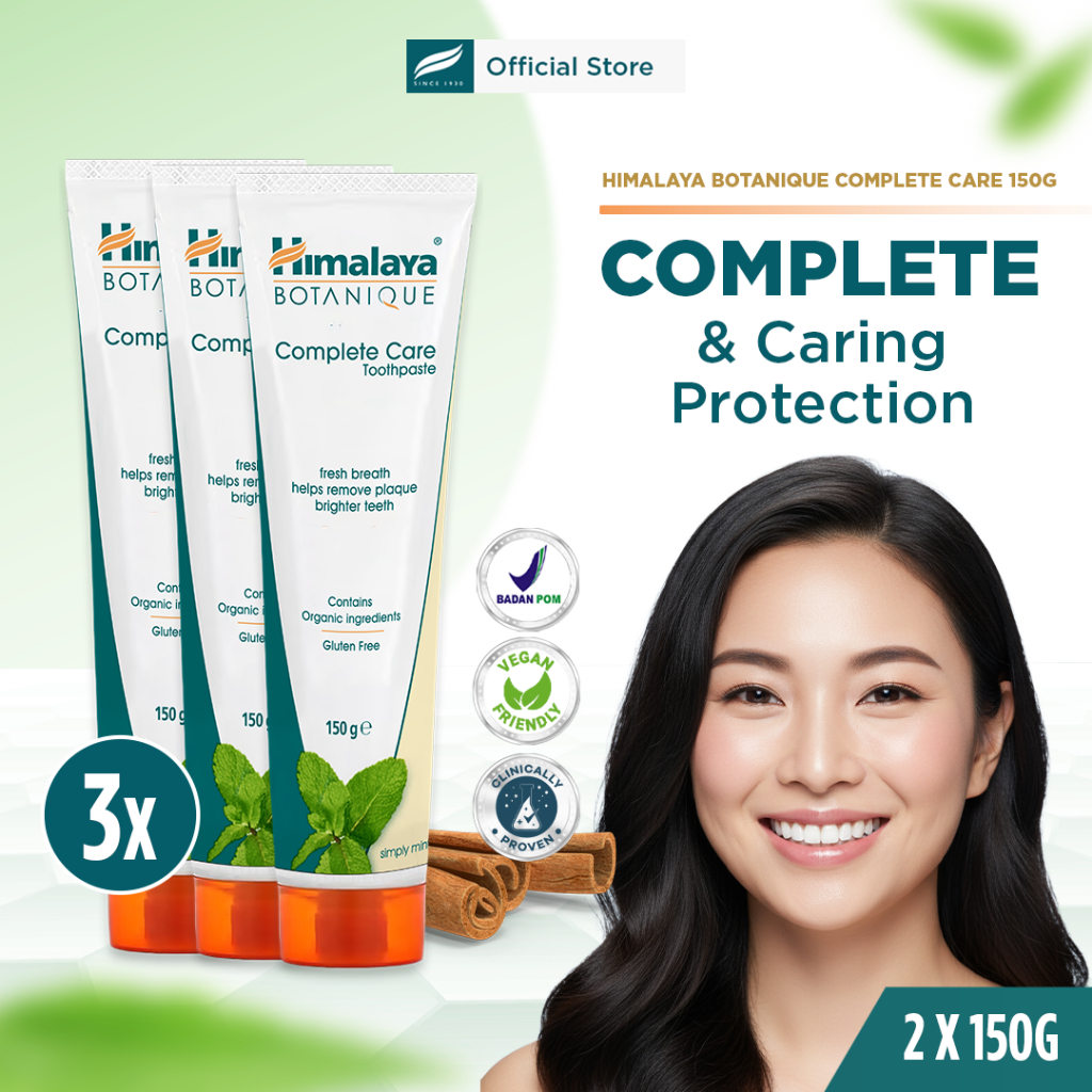 Jual (Bundle Isi 3) Himalaya Botanique Complete Care Toothpaste Simply ...