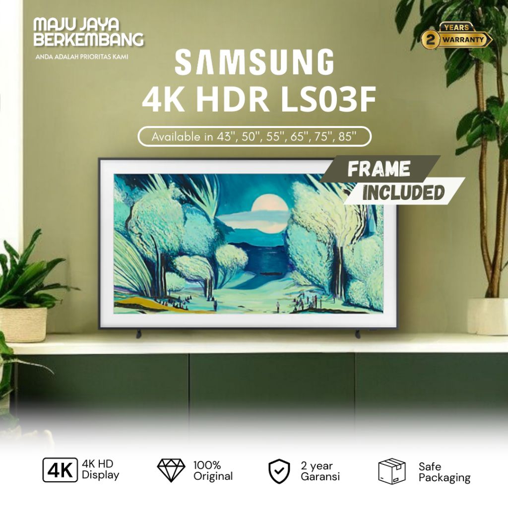 Jual SAMSUNG 75LS03F / QA75LS03F THE FRAME 4K QLED SMART TV 75 inch ...