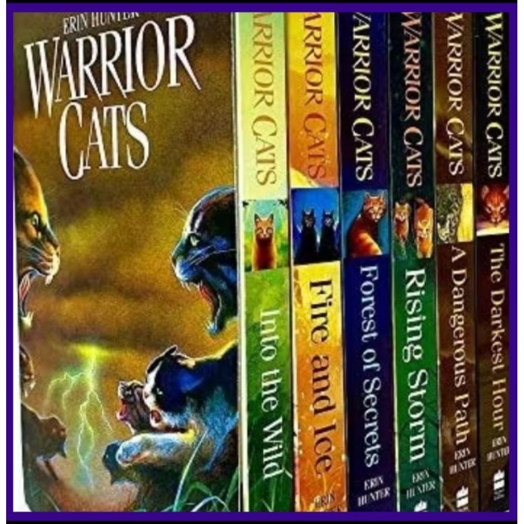 Jual Warrior cats Series 1: The prophecies Bagin - 6 Books collection ...
