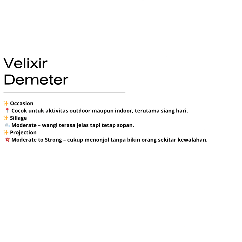 Jual Demeter Velixir – Parfum Original Eau de Parfum | Shopee Indonesia