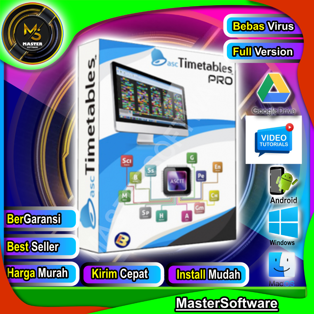 Jual aSc Timetables 2026.7.1 2025 Windows Lifetime Full Version ...
