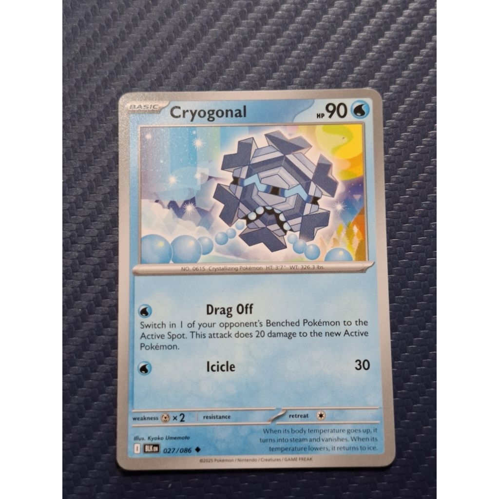 Jual kartu pokemon original common Cryogonal blk 027/086 | Shopee Indonesia