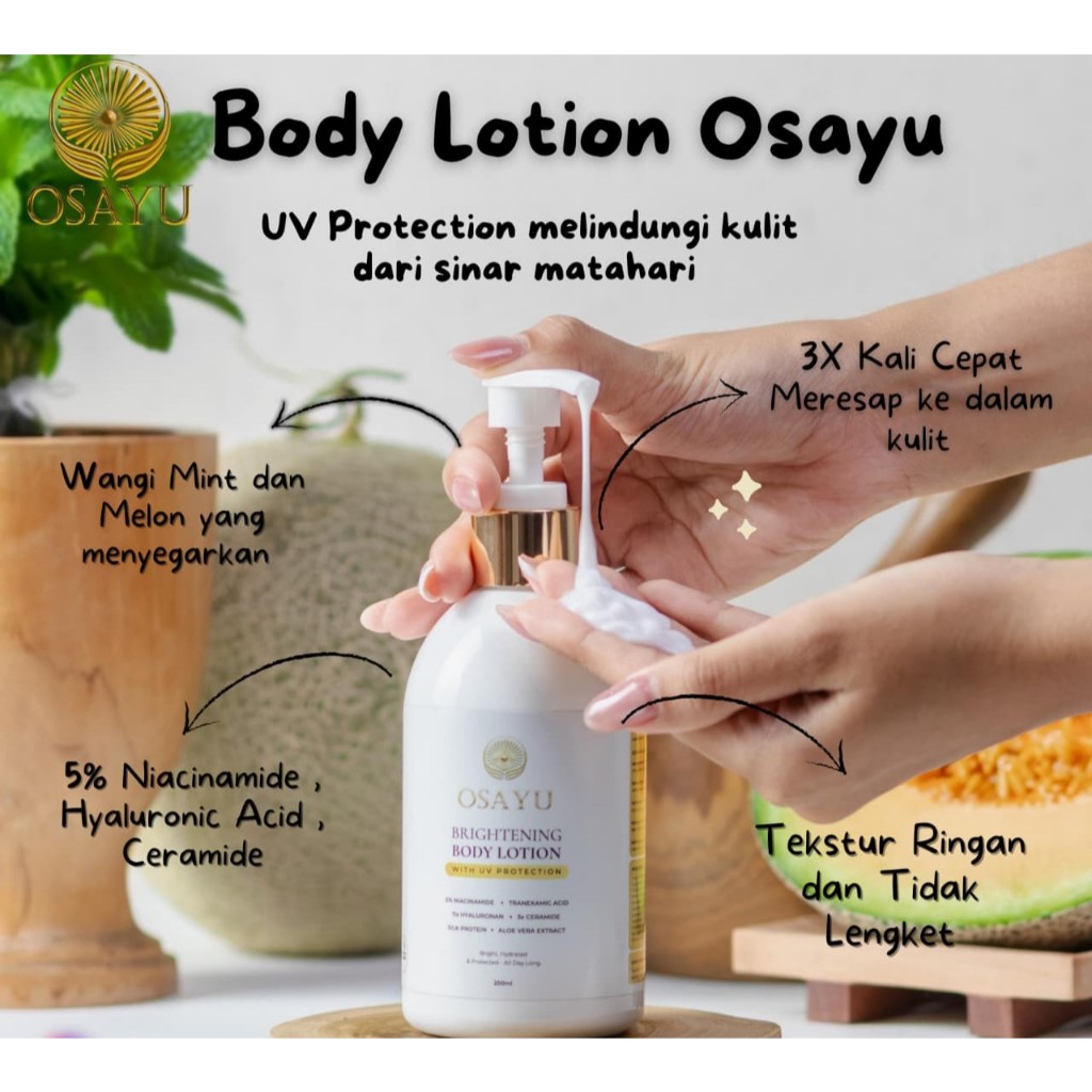Jual OSAYU Brightening Body Lotion | Shopee Indonesia