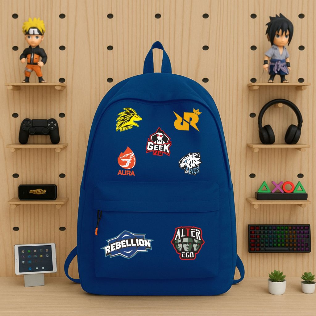 Jual Tas pria Tas Ransel Motif esports mobile legends Pendukung Esports ...
