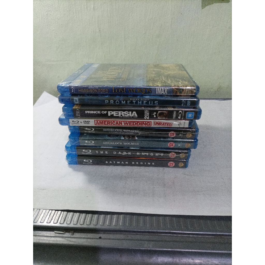 Jual blu-ray original + DVD The Dark Knight, Batman Begins, Sherlock Holmes, A Game of Shadows ...