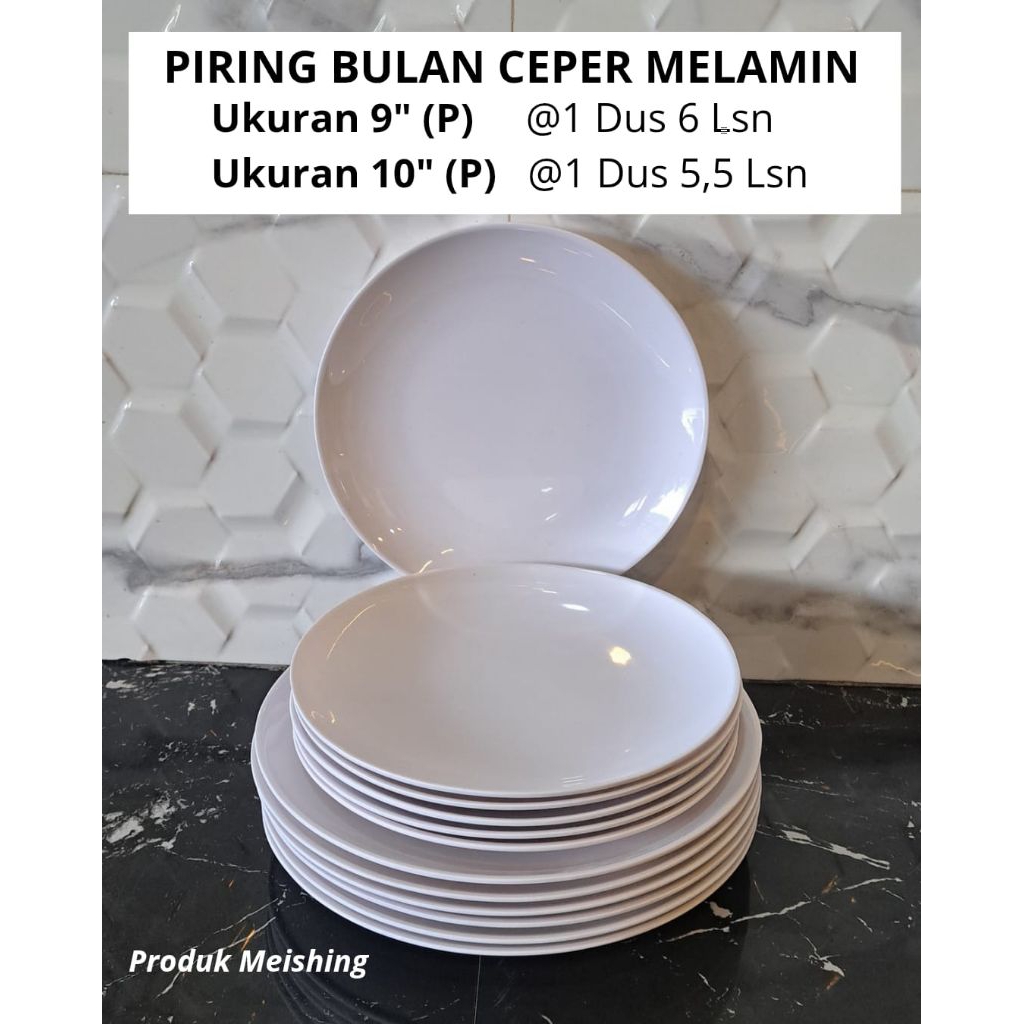 Jual PIRING BULAN CEPER MELAMIN (PER PCS) - PIRING CAFE RESTORAN ...