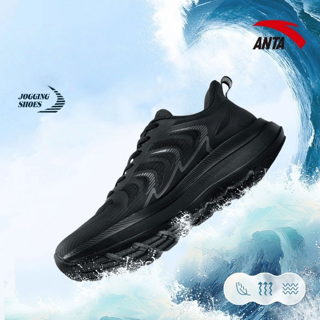 Jual ANTA Sepatu Lari Pria Sepatu Sneakers Pria Anti-Slip Sepatu ...