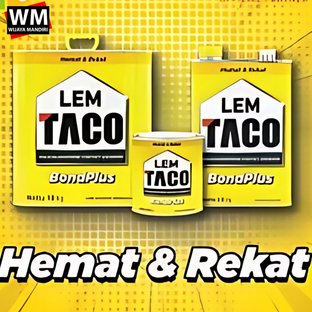 Jual TACO Lem BondPlus | Lem Vinyl | Lem Kuning Taco 600gr | Lem Kuning ...