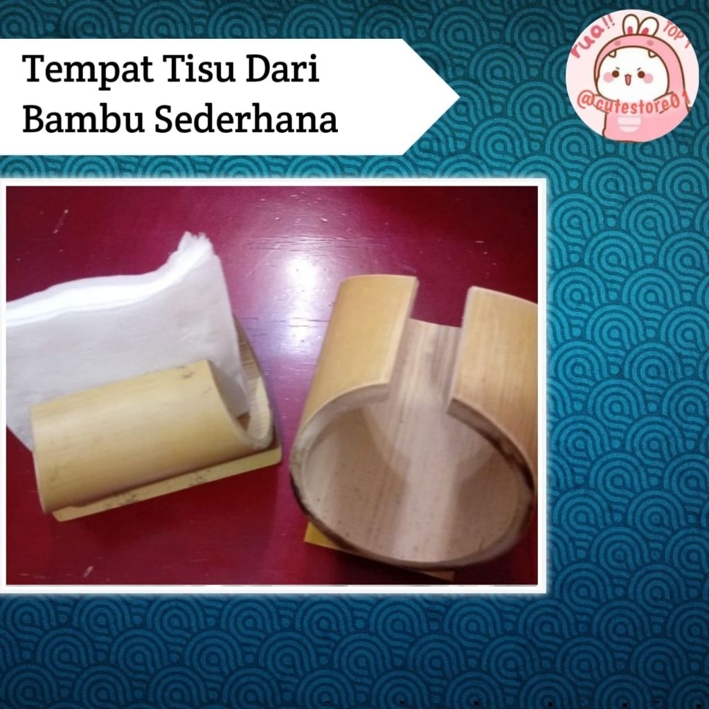 Jual Tissue Bambu Version Simple Tempat Tisu Sederhana Dari Bambu 2 ...