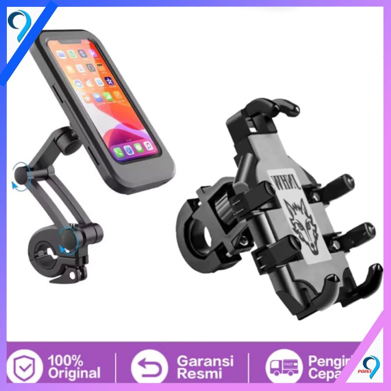 Jual Holder HP Motor Bracket Holder HP Sepeda stang Universal | Shopee ...