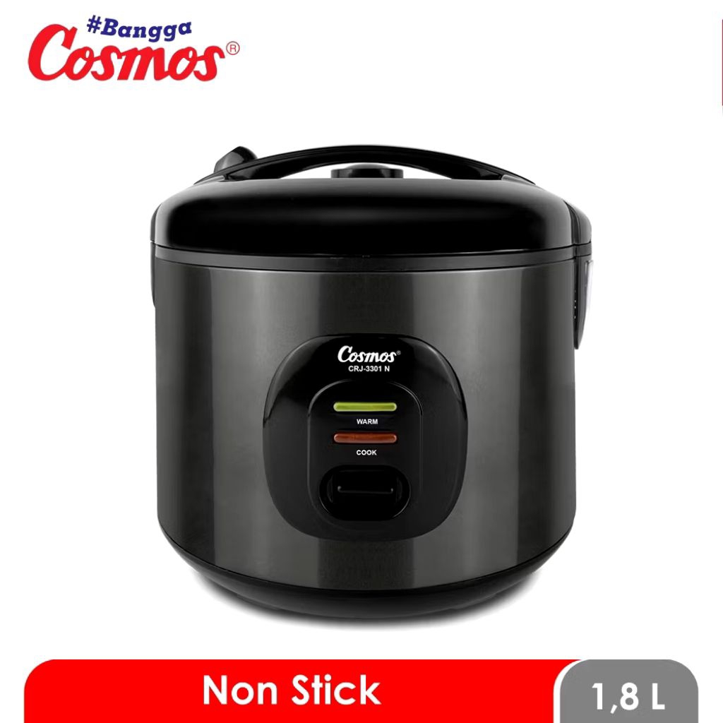 Jual COSMOS Rice Cooker / Magic Com 1.8 Liter Non Stick CRJ-3301 NB ...