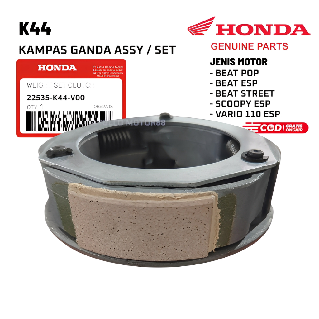 Jual Kampas Ganda Beat Pop / Beat Street / Scoopy Esp / Vario 110 Esp ...