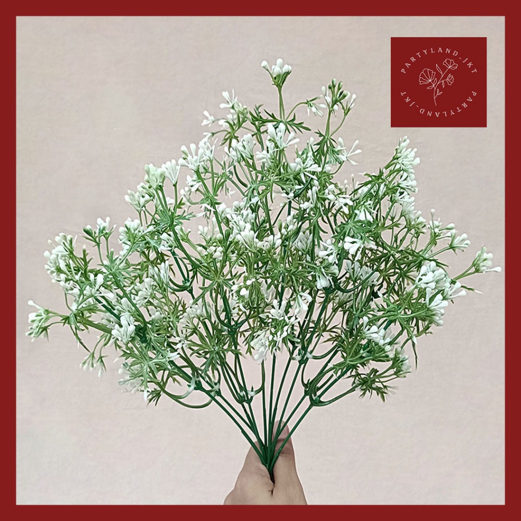 Jual Artificial Gypsophila Baby Breath Rumput Hias Daun Nanas Menik ...