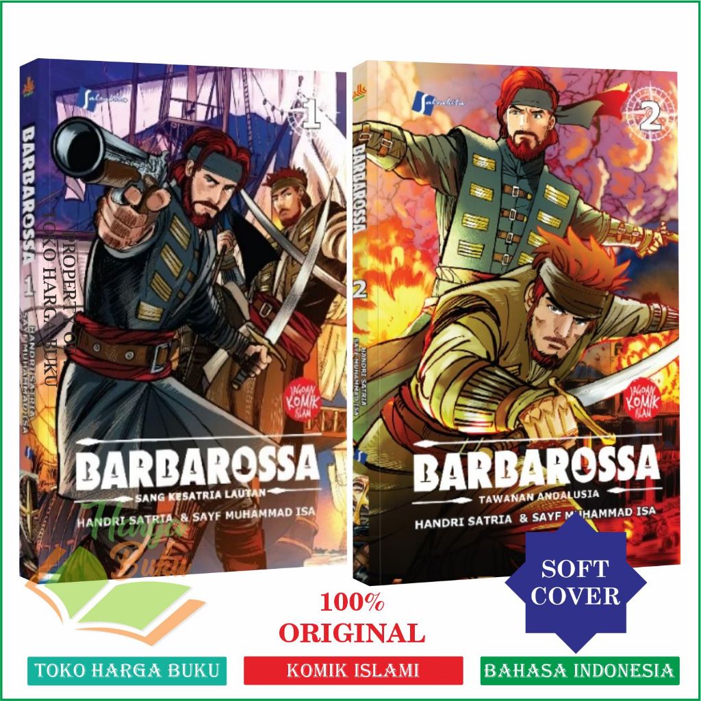 Jual Paket 2 Buku Komik Barbarossa Jilid 1 dan 2 FULL COLOR Buku Anak ...
