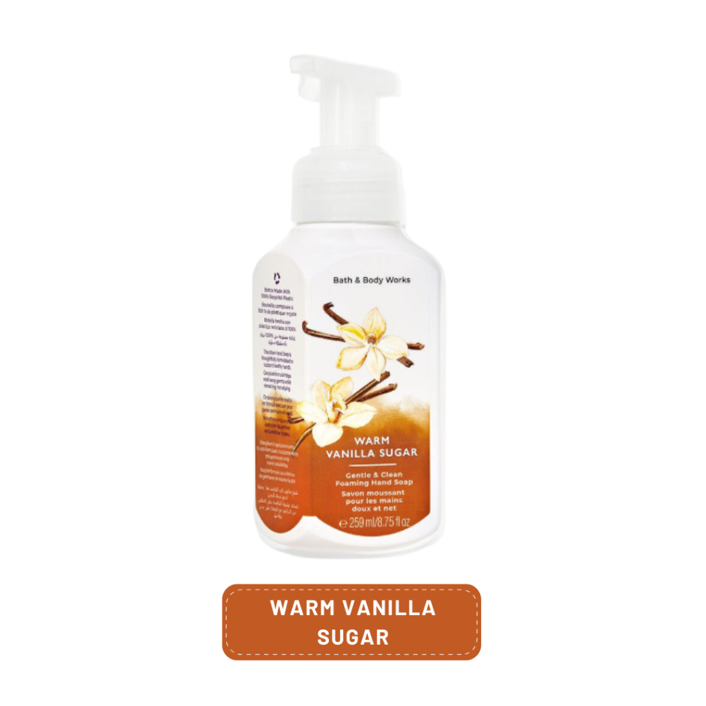 Jual BBW Bath and Body Works Warm Vanilla Sugar Foaming Hand Soap Sabun ...