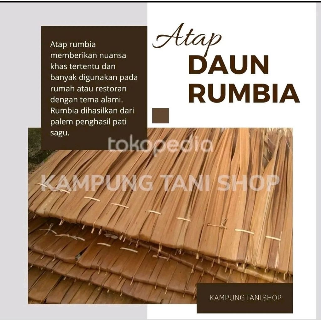 Jual Atap Daun rumbia | Shopee Indonesia
