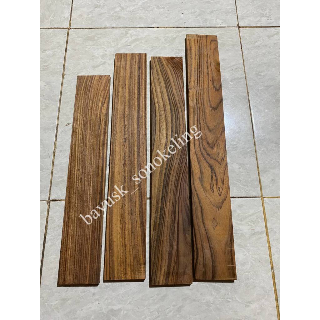 Jual Kayu sonokeling motif cerah ukuran lebar 1 x 6 x 30-60 cm | Shopee ...