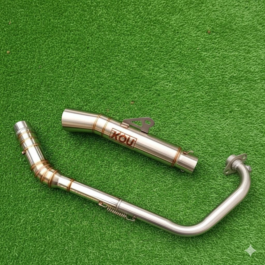 Jual Super Open Pipe Kou Canister 51mm Raider 150 carb Tmx 155 Rusi Tc ...