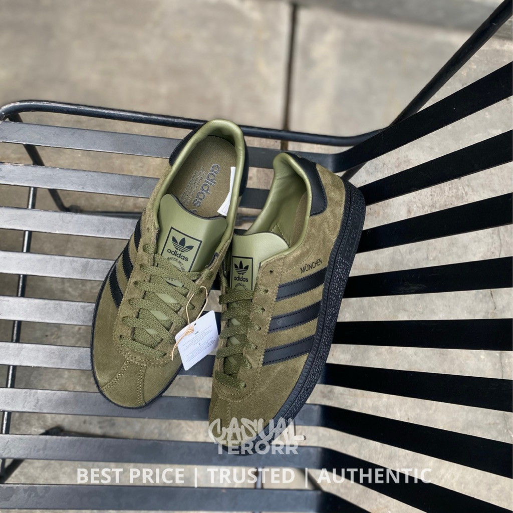 Jual Adidas Munchen Focus Olive | Shopee Indonesia