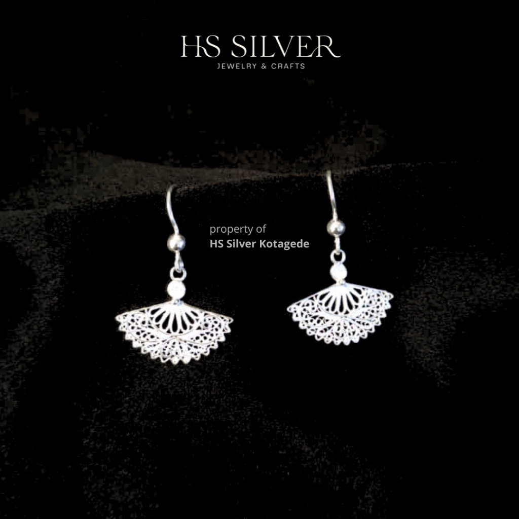 Jual Anting Perak Asli 925 Filigree Silver Model Kipas| HS SILVER ...