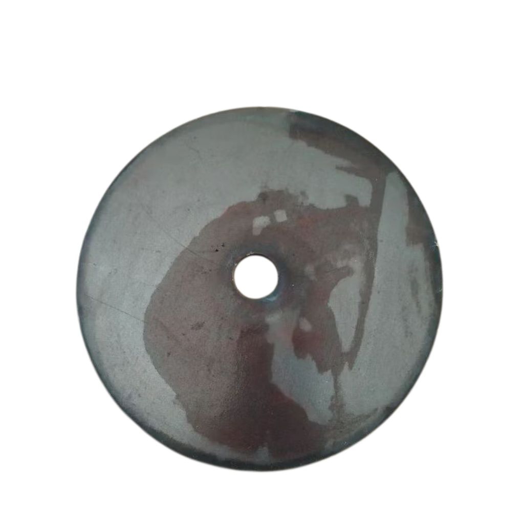 Jual besi pelat bulat tebel 10 mm dimetr 130 mm x id 40 mm | Shopee ...