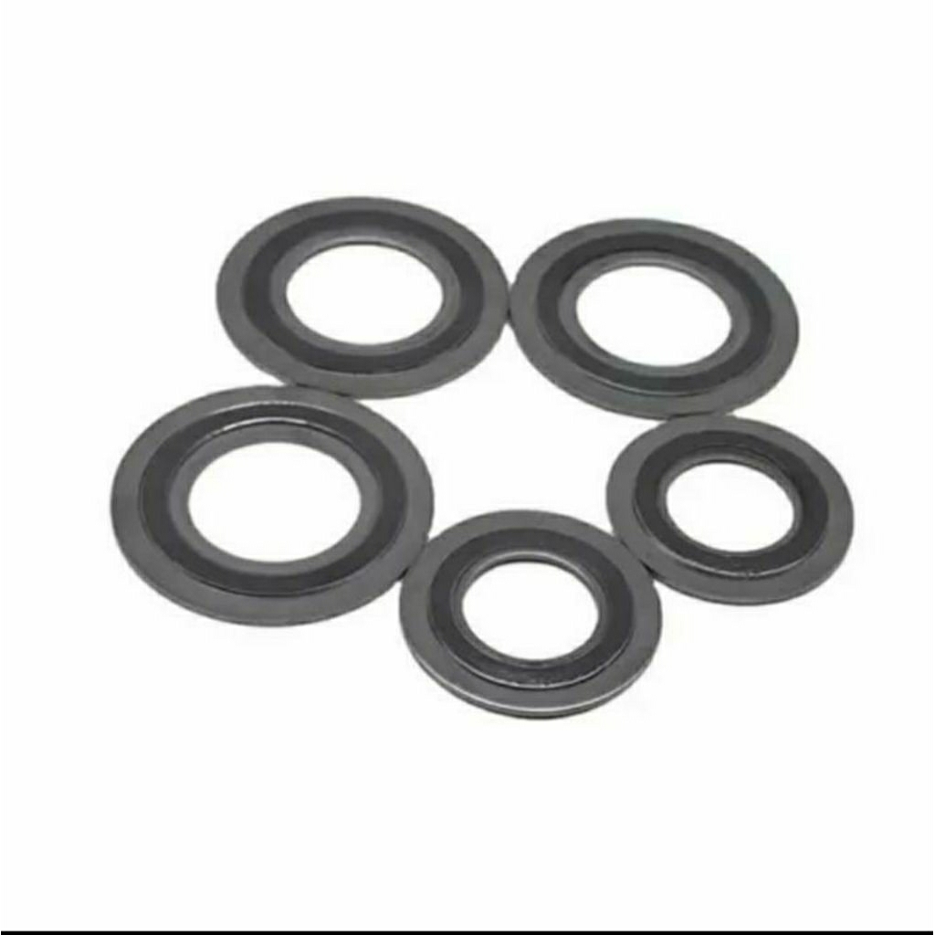 Jual Spiral Wound Gasket ansi 300 SS304 5" INCH / DN 125 | Shopee Indonesia