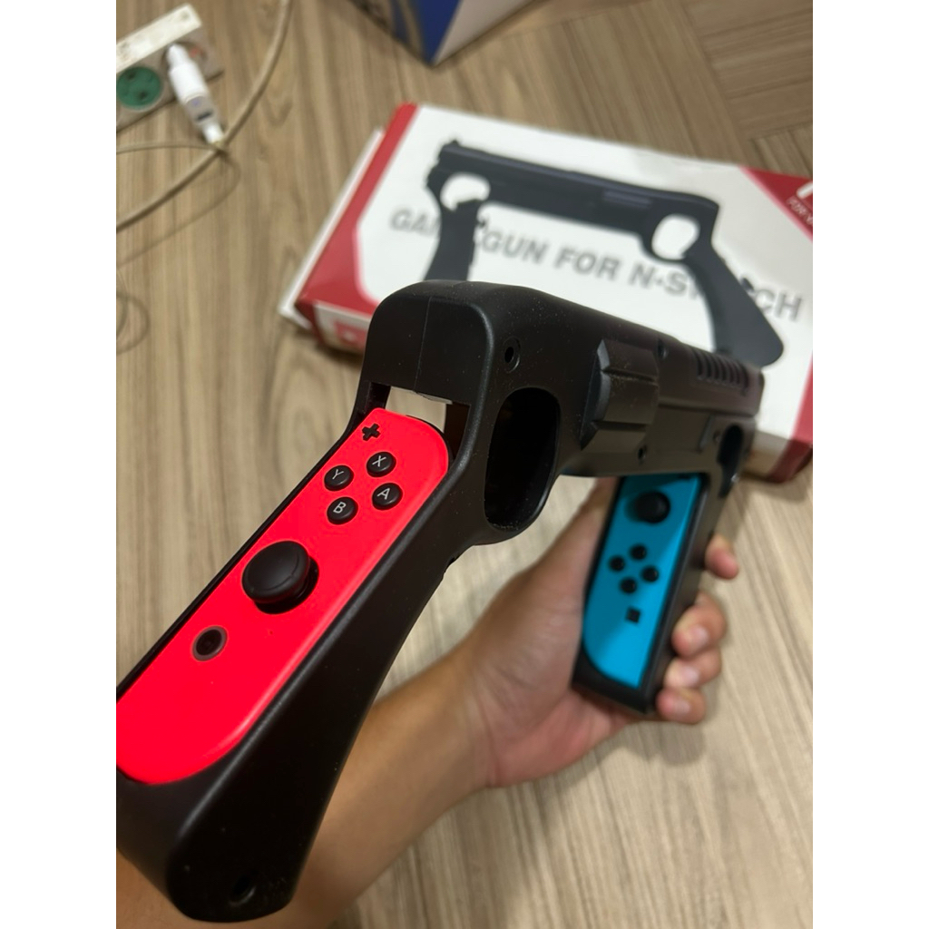 Jual Pistol Gun shotgun tembakan joycon Nintendo Switch Like New ...