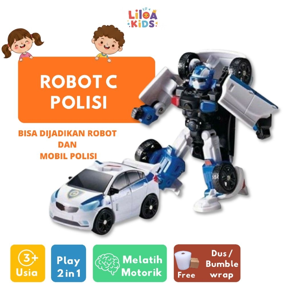 Jual TOOBOT MINI C TRANSFORMASI / TRANSFORMASI ROBOT / MAINAN ROBOT ...