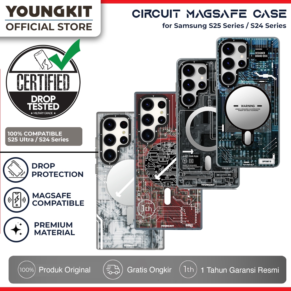 Jual Youngkit Circuit Magsafe Case Samsung S25 Ultra / S25 Plus / S25 ...