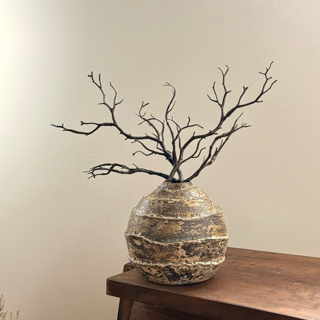 Jual Claythings.id Padma Vas Bunga Keramik Rustic - Vintage Vase ...